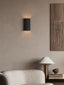 Nitara - chocolate ribbed concrete wall light