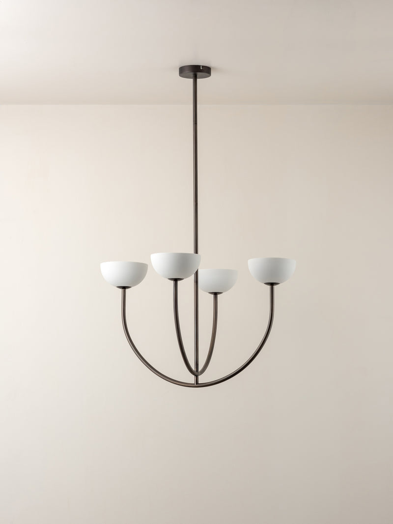 Ruzo - 4 light bronze ceiling pendant