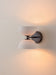 Ruzo - 2 light bronze and porcelain wall light