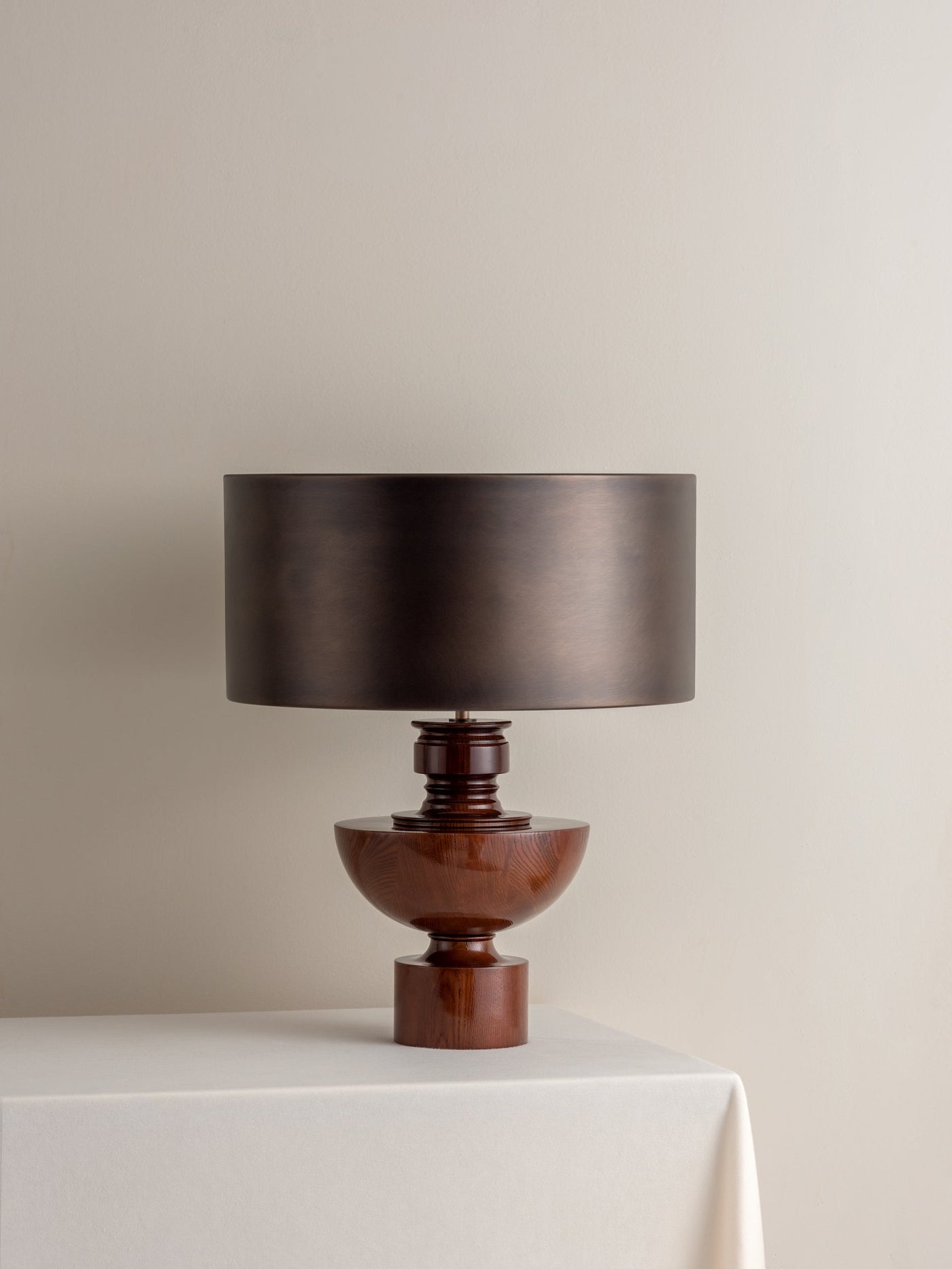 Edition 1.2 - spun wood table lamp - base only