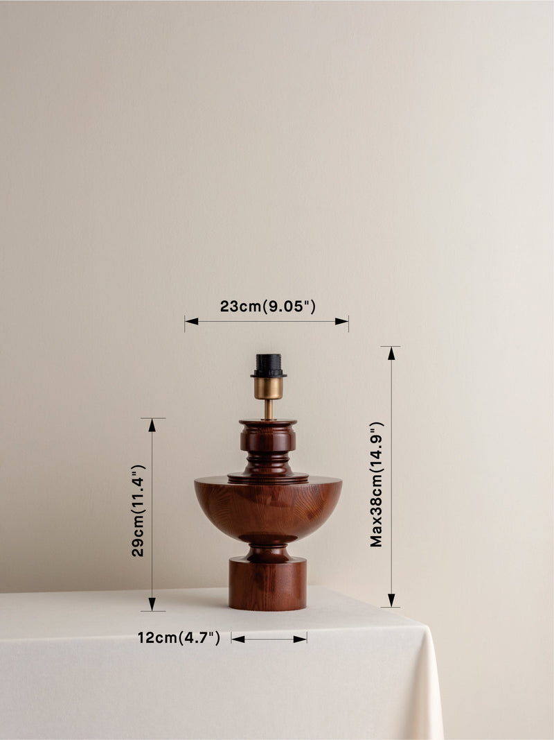 Edition 1.2 - spun wood table lamp - base only